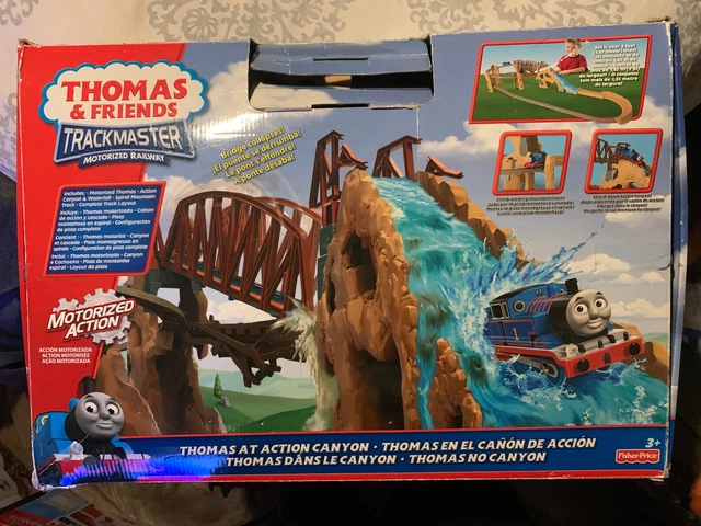 THOMAS & FRIENDS Trackmaster Motorized Railway Thomas at Action Canyon ...
