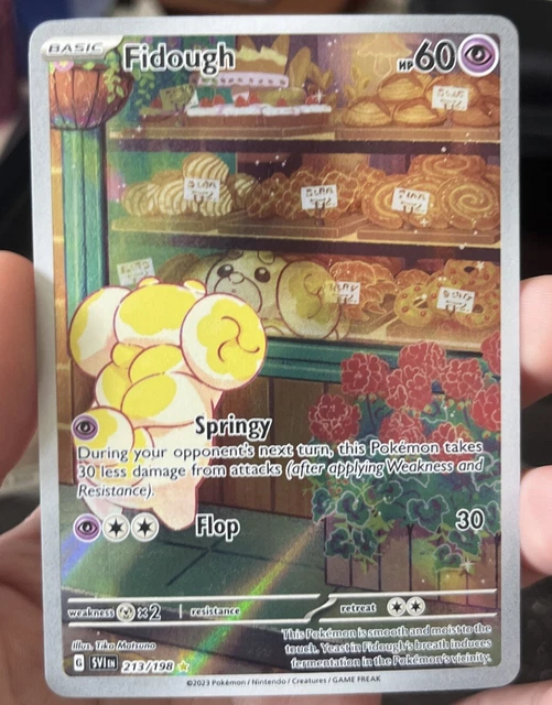 POKÉMON TCG FIDOUGH Scarlet & Violet Base Set 213/198 Holo Illustration ...