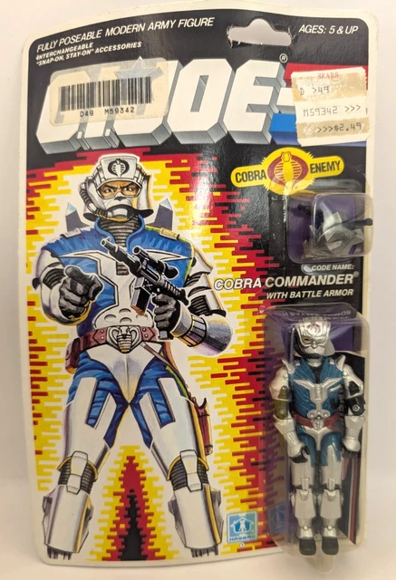 GI JOE COMANDANTE Cobra Batalla Armour Arah Figura Hasbro 1986 Sellado ...