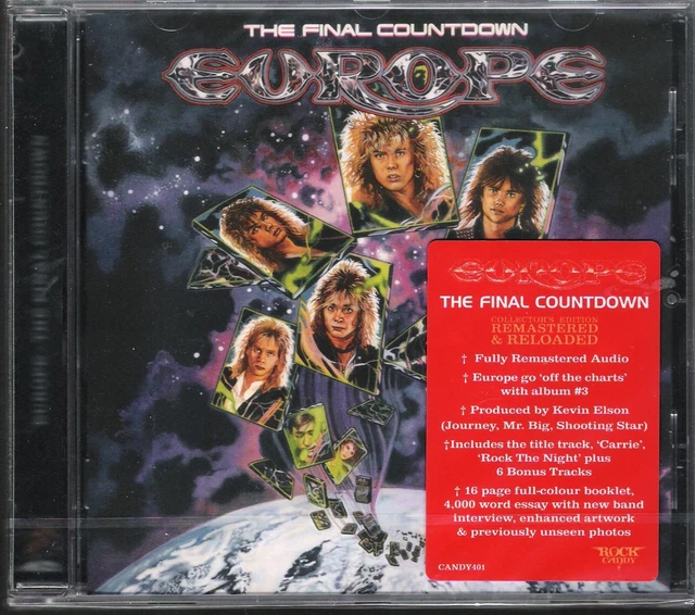 EUROPE THE FINAL Countdon Rock Candy Remaster Cd Brand New & Sealed EUR ...
