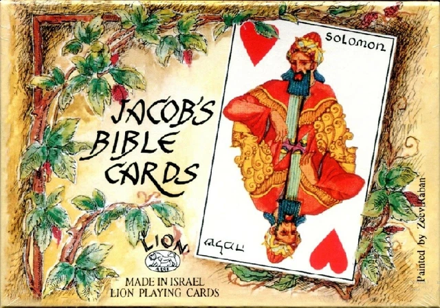 MAZZO DI CARTE Jacob's Bible Cards Made in Israel 216831 EUR 79,95 ...