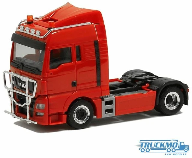 HERPA MAN TGX XLX Zugmaschine Rundumleuchten rot 570562 EUR 18,74 ...