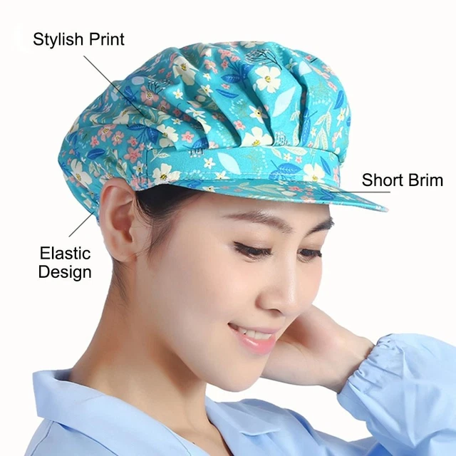 COTTON CHEF HAT Adjustable Cooking Chef Cap New Bouffant Beanie Food ...