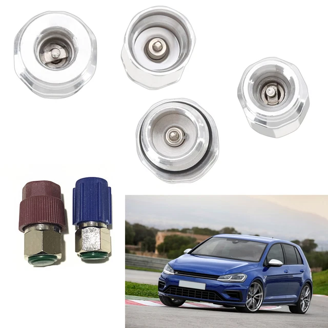 SET DI 2 Kit Adattatore Conversione R134A per SEDILE Aria condizionata ...