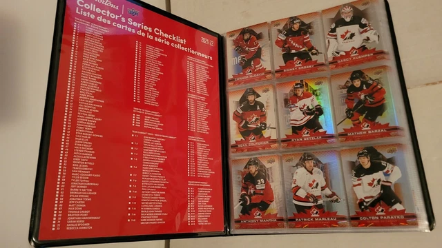 2021-22 UD TIM Hortons Team Canada Album +Base Set +4 Subsets (No ...