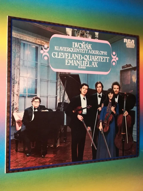 DVORAK KLAVIERQUINTETT OP. 81 - Emanuel AX & CLEVELAND QUARTET LP/H772 ...