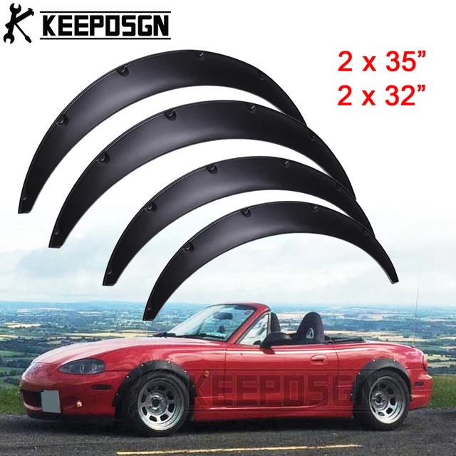 FOR MAZDA MX-5 Matte Fender Flares Wheel Arch Widebody Front 810mm ...