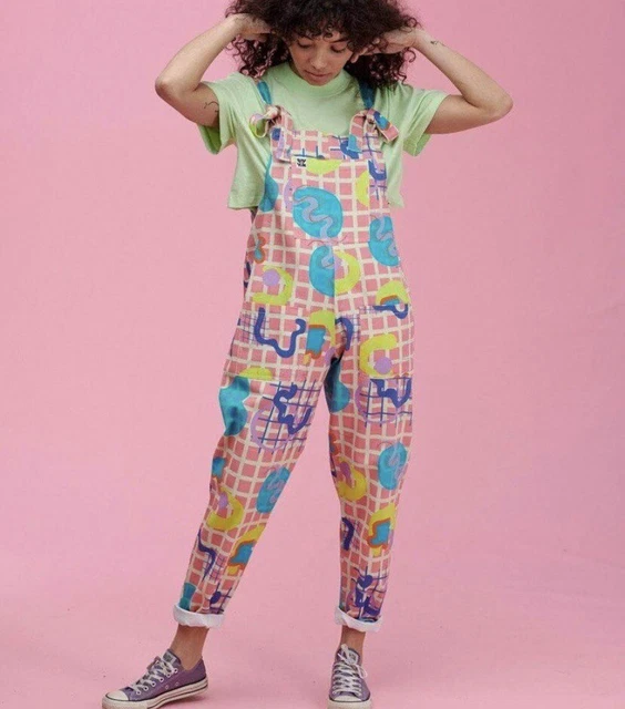 LUCY & YAK Limited Edition Zachary Dungarees *RARE* UK 10R - barely ...