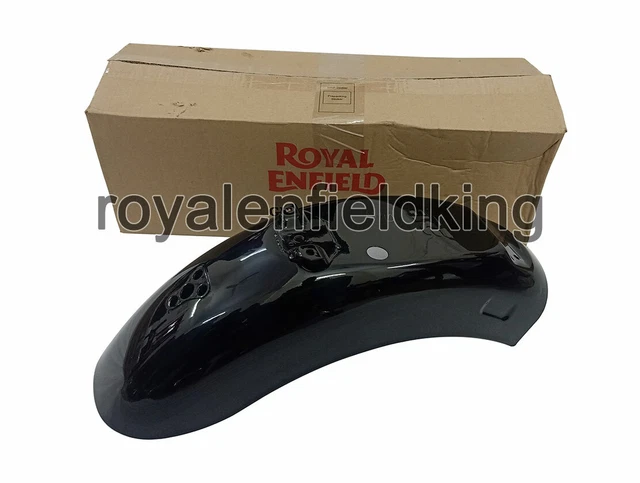 GENUINE ROYAL ENFIELD Meteor 350 Rear Mud Guard Assembly Black £150.83 ...