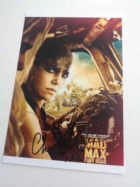 CHARLIZE THERON ORIGINAL Autogramm signed autograph Hollywood Actress ...