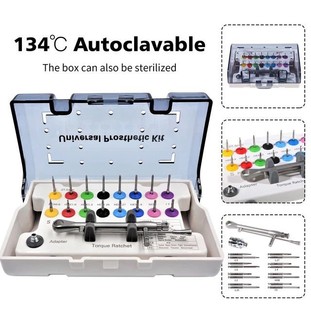 DRIVER TOOL KIT manual prosthetic restoration universal dental implant ...