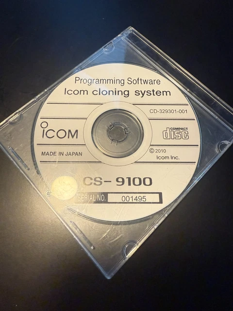 ICOM CS-9100 PROGRAMMING Software £11.33 - PicClick UK