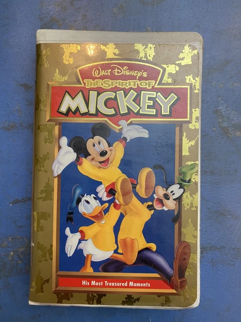 THE SPIRIT OF Mickey Mouse VHS video tape Walt Disney Video Premieres ...