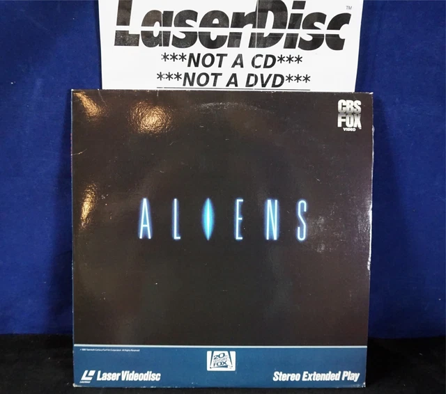 *LASERDISC* ALIENS/1504-80/2-DISC SIGOURNEY Weaver H.R. Geiger/horror ...