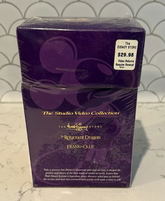 DISNEY 75TH ANNIVERSARY Studio Video Collection 3 VHS Tapes Sealed ...