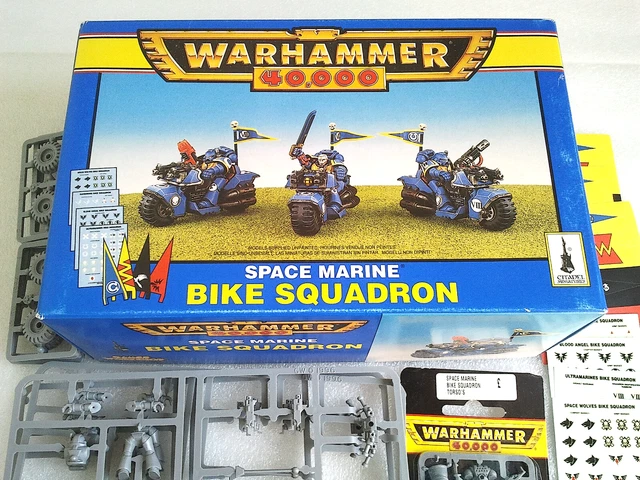 COMPLETE UNUSED WARHAMMER 40k 2nd Edition Space Marine Bike Squadron ...