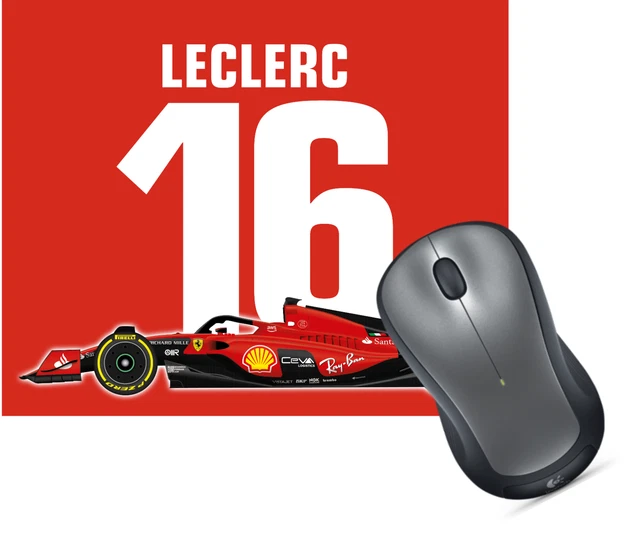 FORMULA ONE 2023 - Charles Leclerc - Scuderia Ferrari F1 Mouse Mat PC ...