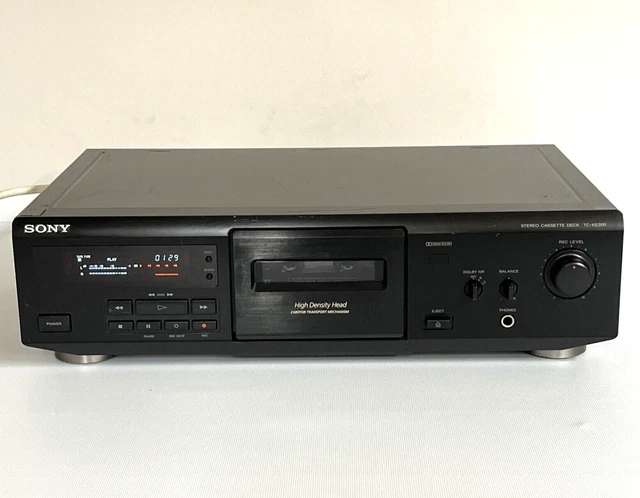 SONY TC-KE200 STEREO Cassette Deck Hi-Fi Separate Tape Player Serviced ...
