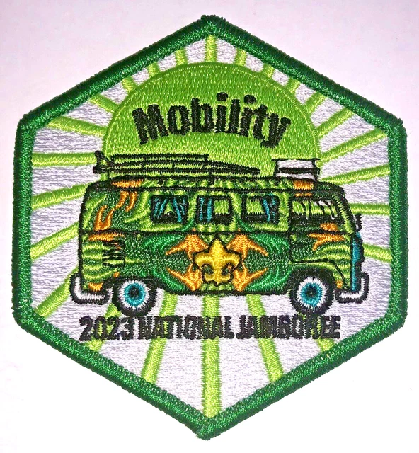 MOBILITY HEXAGON JST Staff Patch 2023 National Scout Jamboree MINT EUR ...