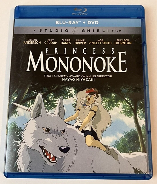STUDIO GHIBLI PRINCESS MONONOKE 2 Disc Blu-ray DVD Set Anime Hayao ...