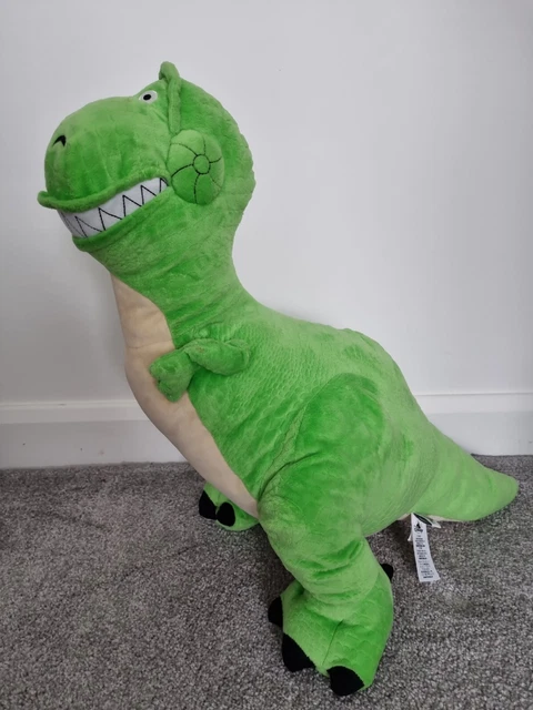 DISNEY STORE PLUSH, Toy Story Rex Plush Dinosaur, Pixar, Large 21", VGC ...
