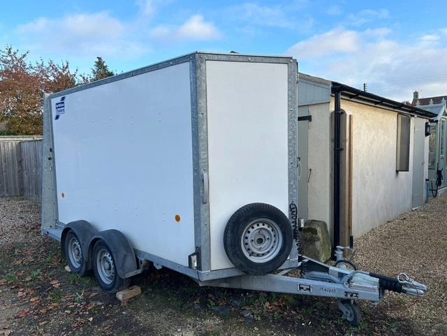 IFOR WILLIAMS BOX trailer BV105 with Split Rear Door/Ramp option, V/G ...