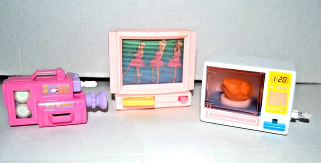 BARBIE DOLL 1980S Magic Moves Microwave Video Camera Television Vintage ...
