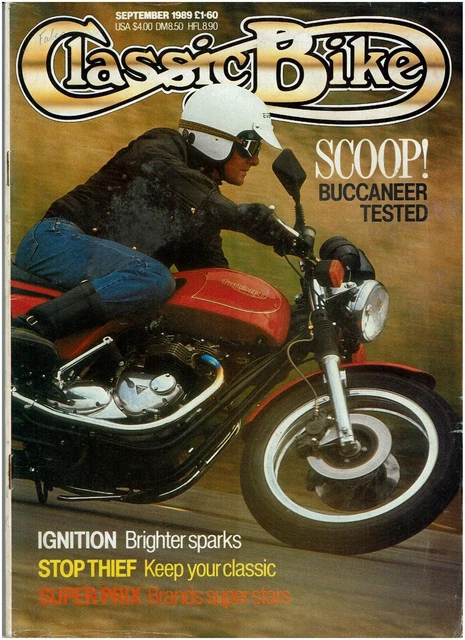CLASSIC BIKE SEPTEMBER 1989 - Triumph Buccaneer Test / Bsa B33 ...