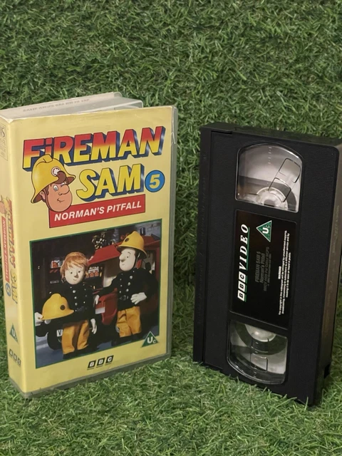 FIREMAN SAM NORMAN'S Pitfall Vintage BBC VHS Tape Retro 80's 90's ...