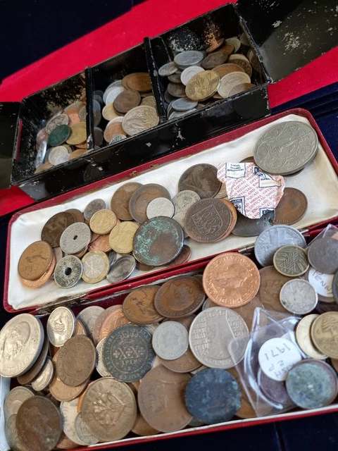 OLD COINS JOB lot, Mix old coins world old coins EUR 36,21 - PicClick DE