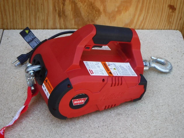 NEW WARN 885000 PullzAll Portable Hand Held Corded Electric Winch ...