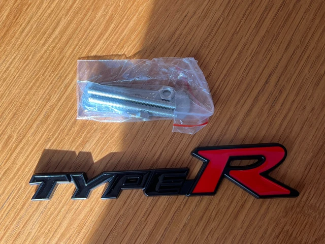 HONDA CIVIC TYPE R Fn2 Black Front Grille Badge £12.95 - PicClick UK