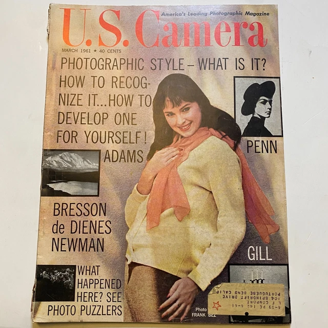 1961 US CAMERA Magazine Pin up Girls Beach Art Abstract Model Vintage ...