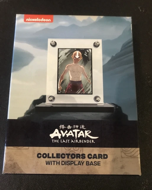 CULTUREFLY AVATAR THE Last Airbender Aang Collectors Card With Display ...