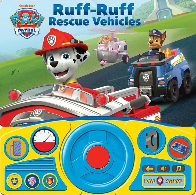 NICKELODEON PAW PATROL: Ruff-Ruff Rescue Vehicles Sound Book by PI Kids ...