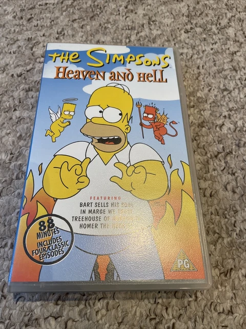 THE SIMPSONS HEAVEN And Hell (Animated) (VHS, 1998) £6.99 - PicClick UK