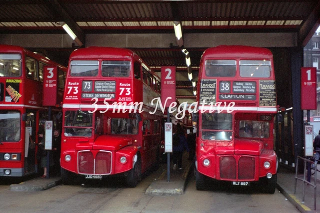 LONDON TRANSPORT AEC ROUTEMASTER BUS RML897 1992 35mm NEGATIVE ...