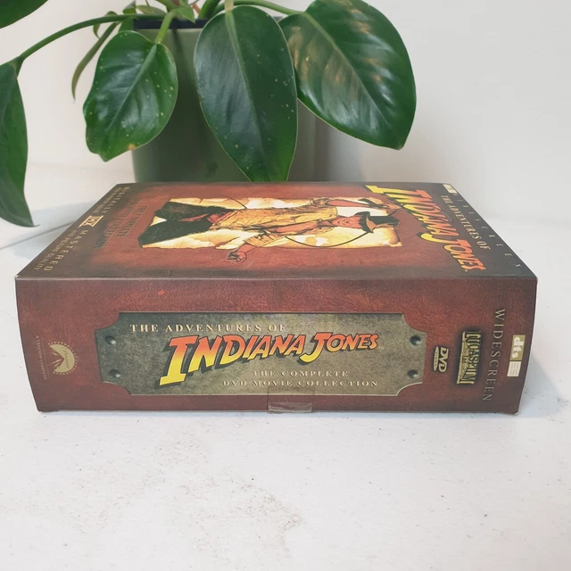 INDIANA JONES BOX Set. 4 DVDs, The Complete Movie Collection Carboard ...