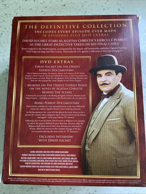 POIROT - SERIES 1-13 - Complete (Box Set) (DVD, 2013) £42.30 - PicClick UK