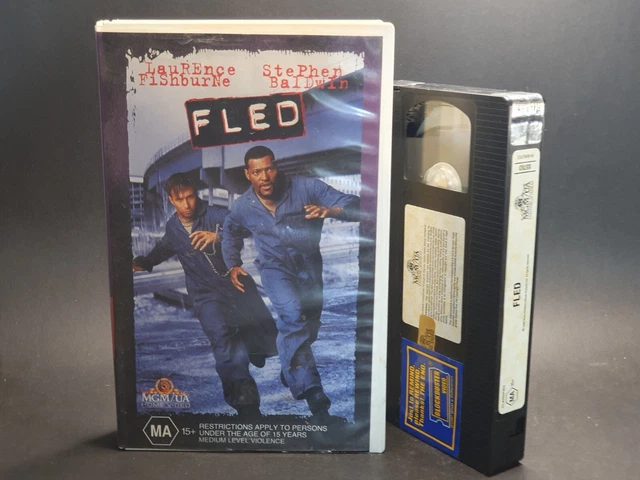 VINTAGE VHS FLED! Laurence Fishburne. $4.99 - PicClick AU