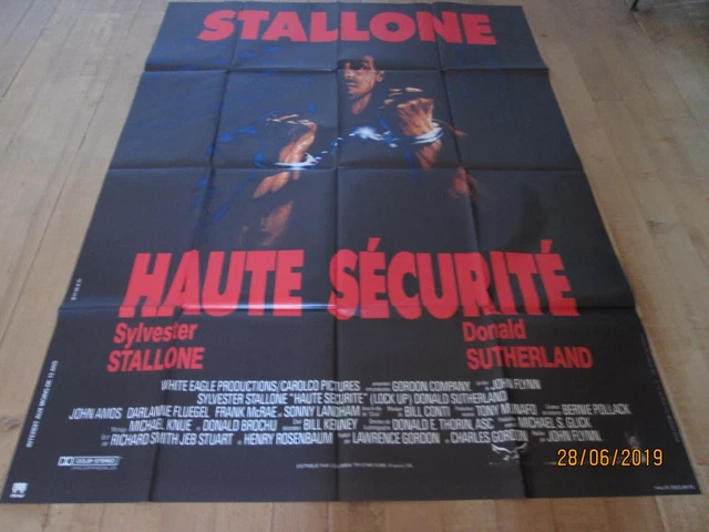 HAUTE SECURITE STALLONE affiche cinéma originale pliée f:120/160 année 1989 TBE EUR 24,50 ...