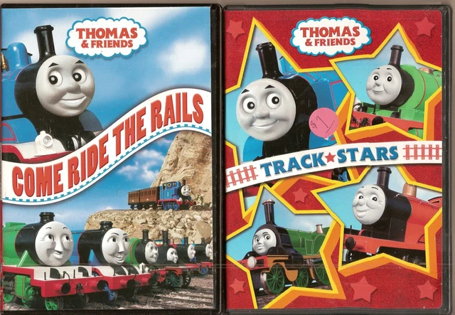THOMAS & FRIENDS "Track Stars" + "Come Ride the Rails" (2 HIT DVDs 2006 ...