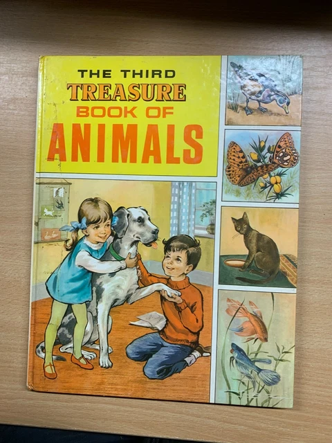 1968 &THE THIRD Treasure Book Of Animals" Annual Hardback Book (P4) £3. ...
