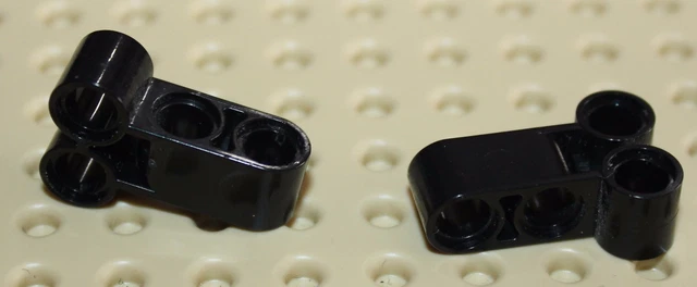 2 X LEGO Technic Black Pin Connector ref 32557 sets 8466 75043 8455 ...