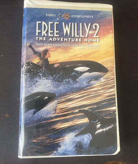 FREE WILLY 2 The Adventure Home VHS Video Clam She’ll £7.25 - PicClick UK