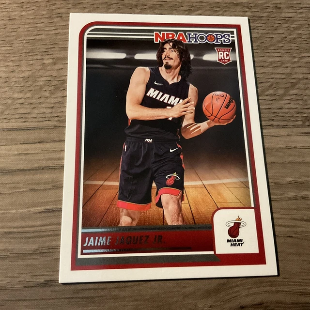 2023-24 PANINI NBA Hoops JAIME JAQUEZ JR. Rookie Card RC #249 MIAMI ...