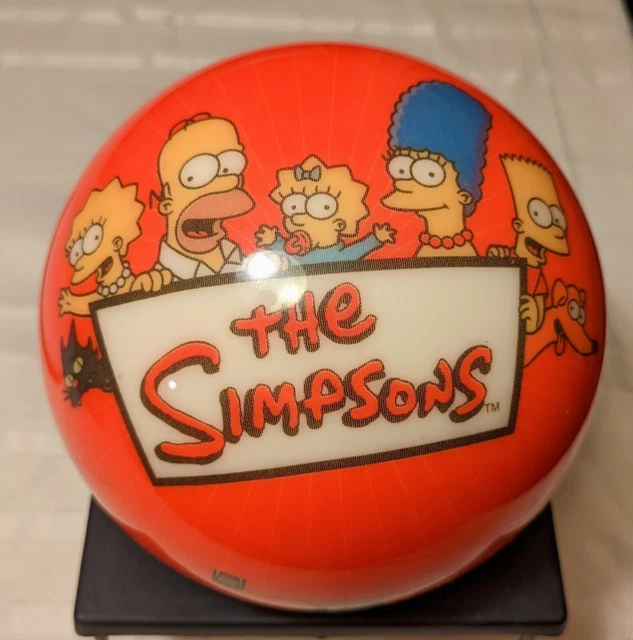 VERY RARE &THE Simpsons" Bowling Ball 8lbs/Homer Simpson/No Holes/Some ...