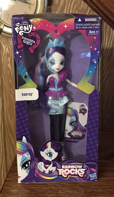MY LITTLE PONY Equestria Girls Rainbow Rocks Rarity Doll & Pony Set ...