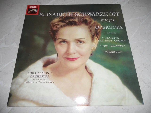 ELISABETH SCHWARZKOPF &SINGS Operetta" LP Reissue UK EMI ASD2807 NM EUR ...