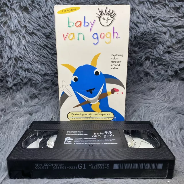 BABY EINSTEIN BABY Van Gogh VHS Tape 2000 Educational Colors Art Kids ...